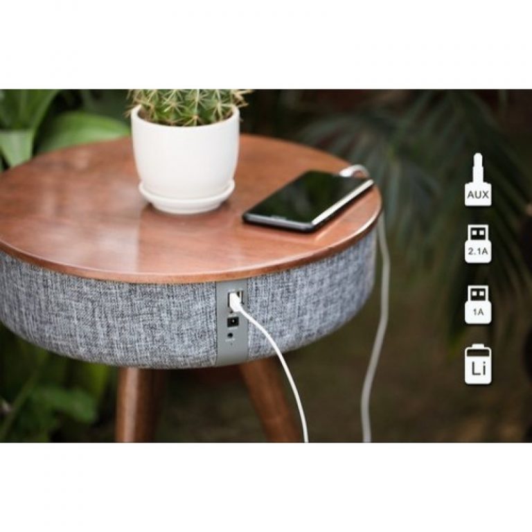 BLUEMAN Table Teak Bluetooth Speaker - BTZ1 | Digistore