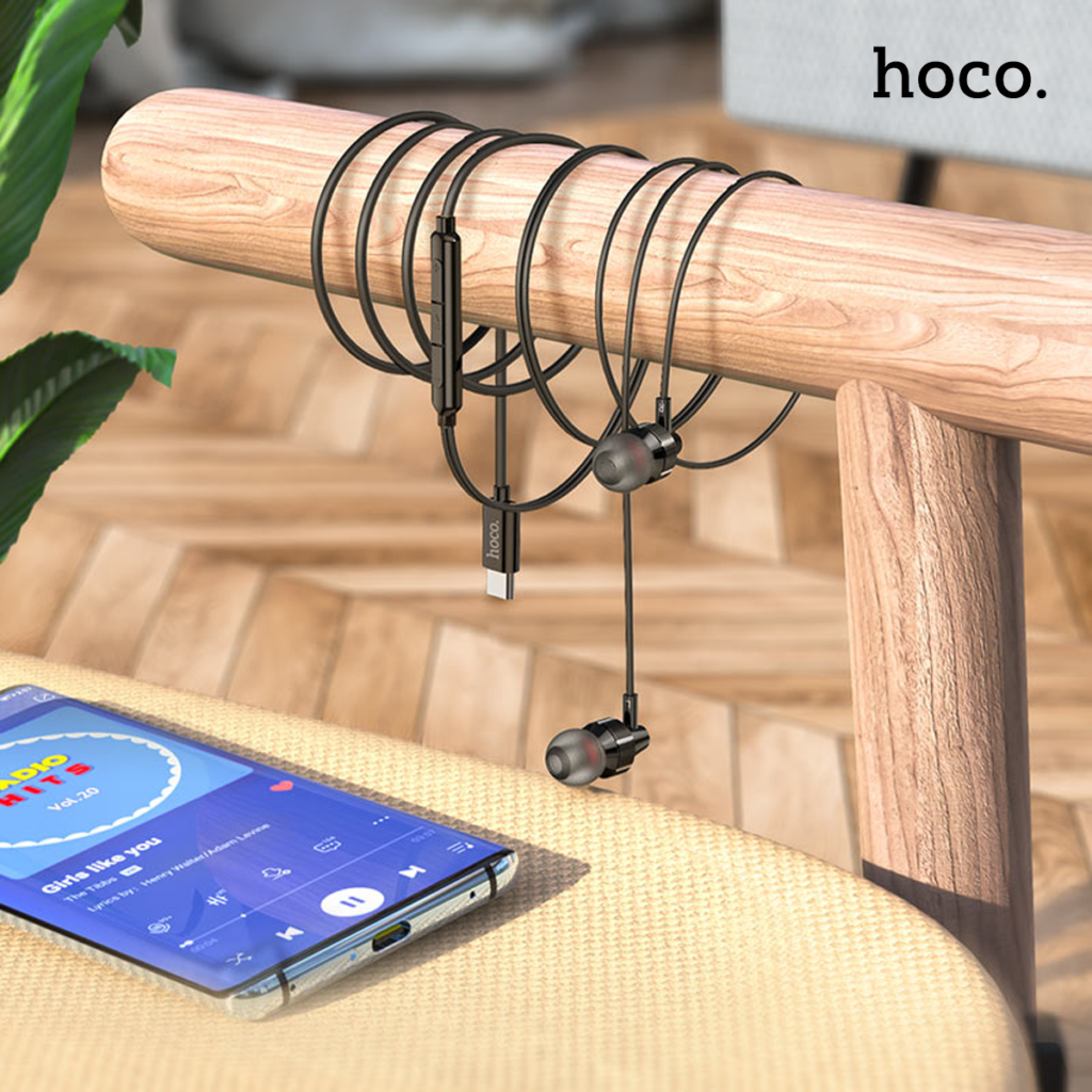HOCO Delight Wired Digital Earphone With Mic Type-C - M90 | Digistore